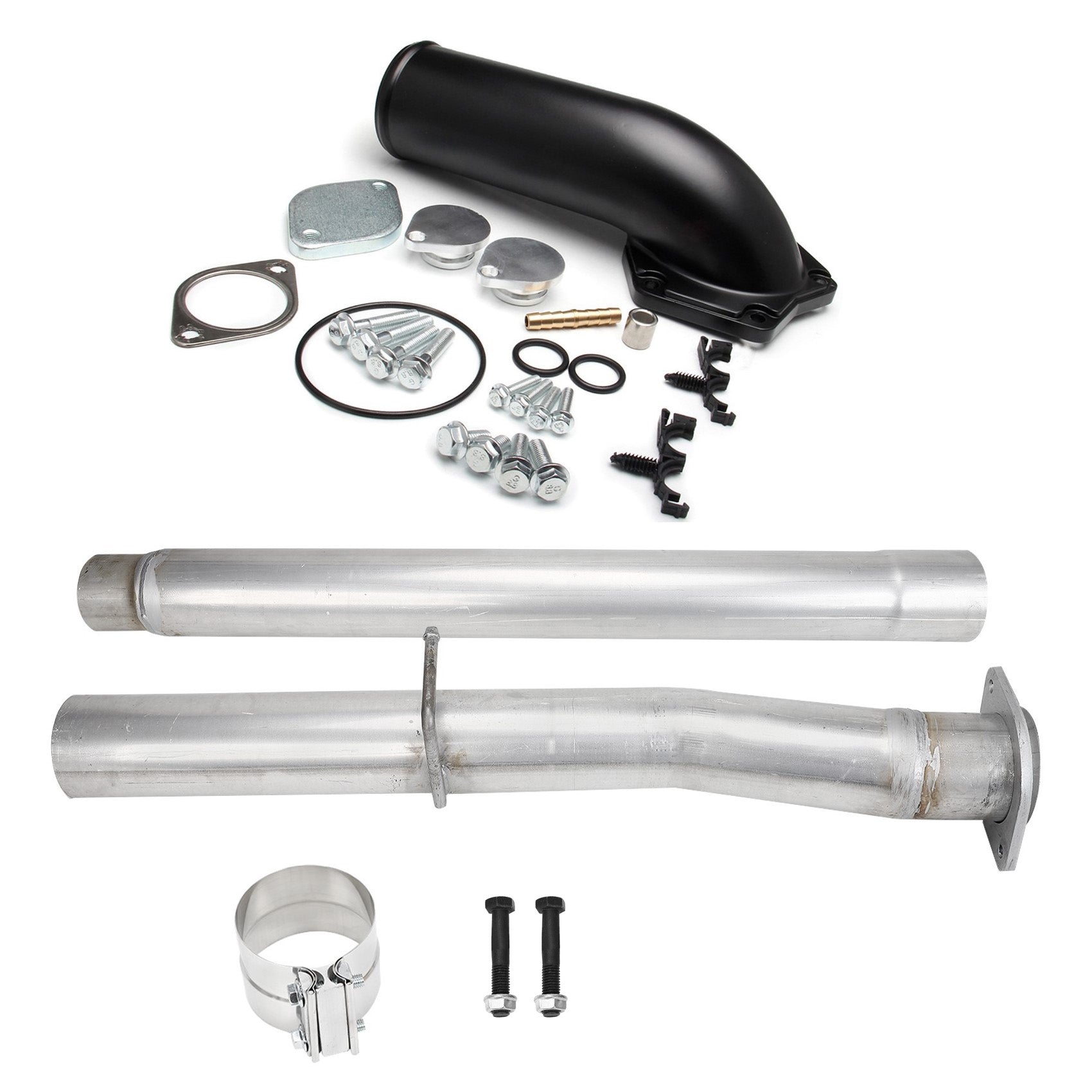 Ford F250 F350 F450 F550 2008-2010 Powerstroke Diesel 6.4L 4Inch Exhau ...